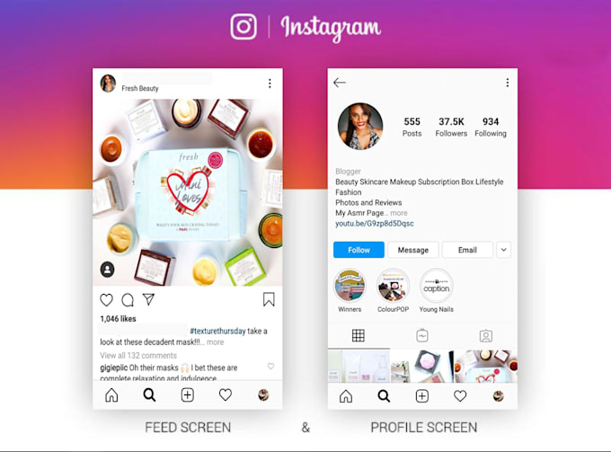 Design professional instagram post images by Retailmedia | Fiverr