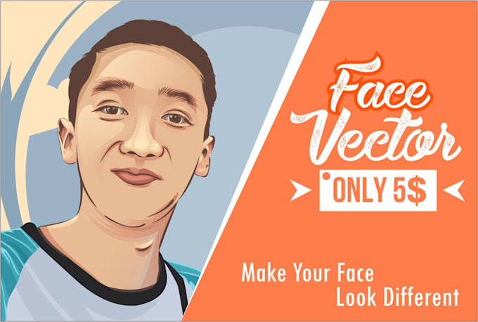 Create face vector for you by Nanazany | Fiverr