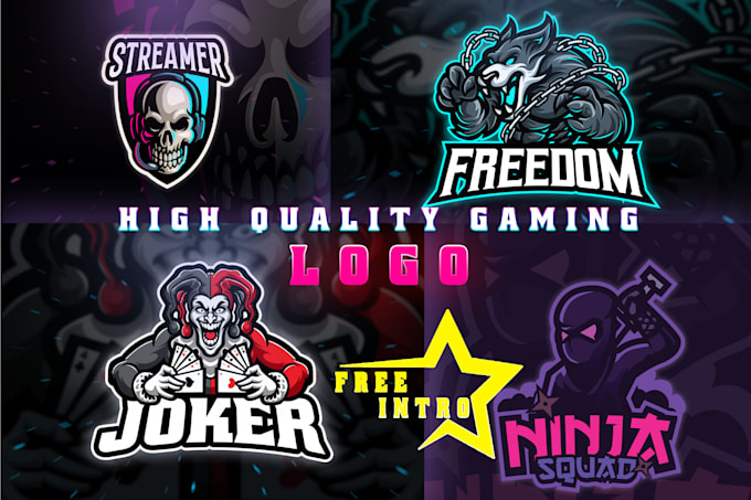 Make gaming logo for youtube,twitch streamer,teams by Mahdidd3 | Fiverr