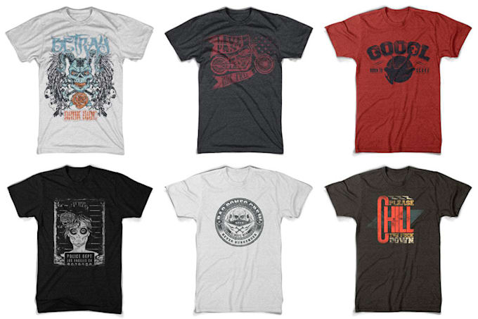 Give you 100 random designs for your merch business mba, spreadshirt ...