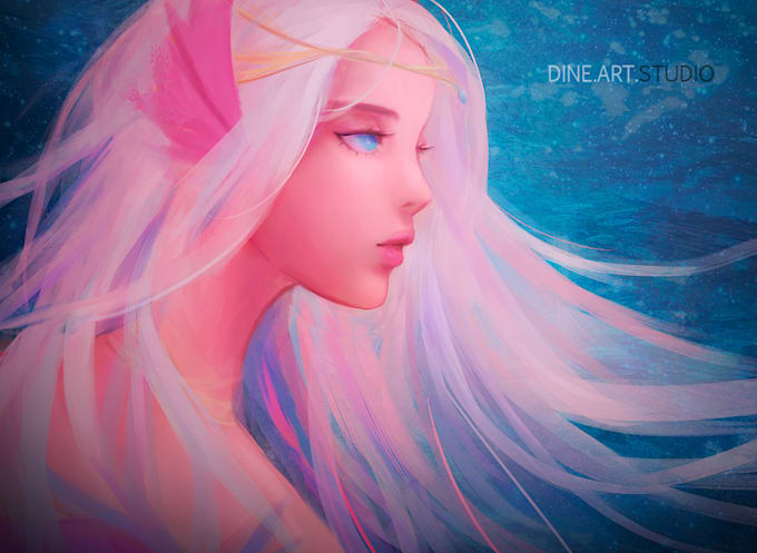 Draw you any character in semi realistic anime style by Dine_art_studio ...