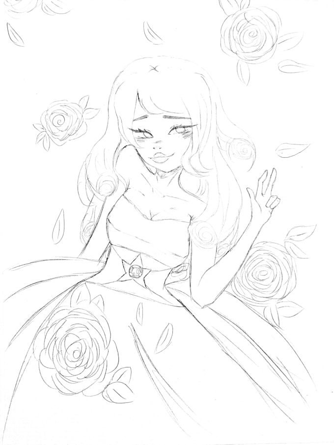 Draw an original character of your description in my style by Ljdraws ...