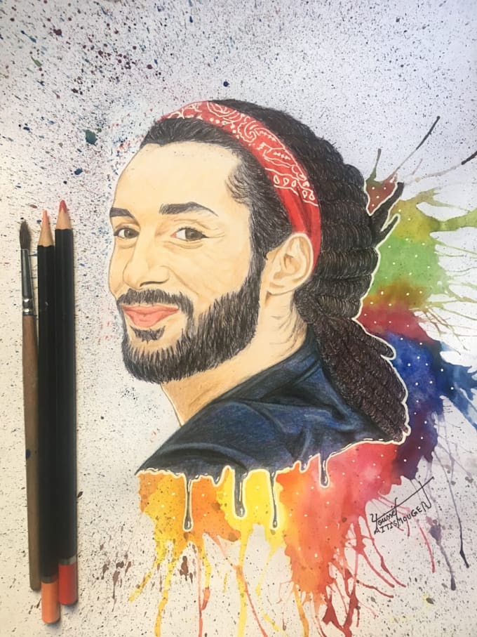 Draw a professional portrait for you by hand by Smogen | Fiverr