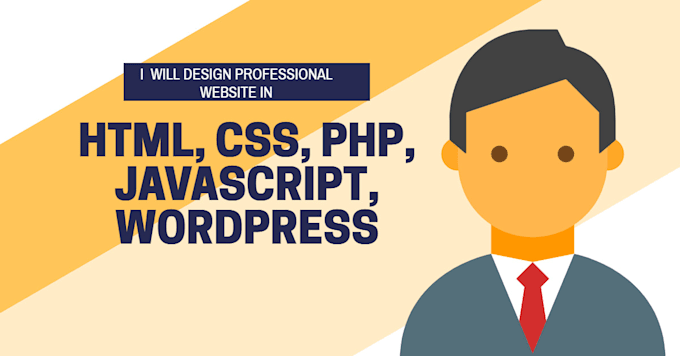 Design professional website in html, javascript, php, wordpress