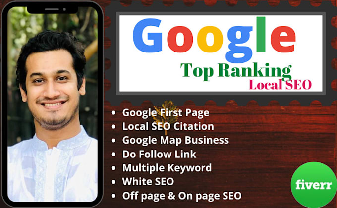 Do google top ranking service of your local business by Shakil80 | Fiverr