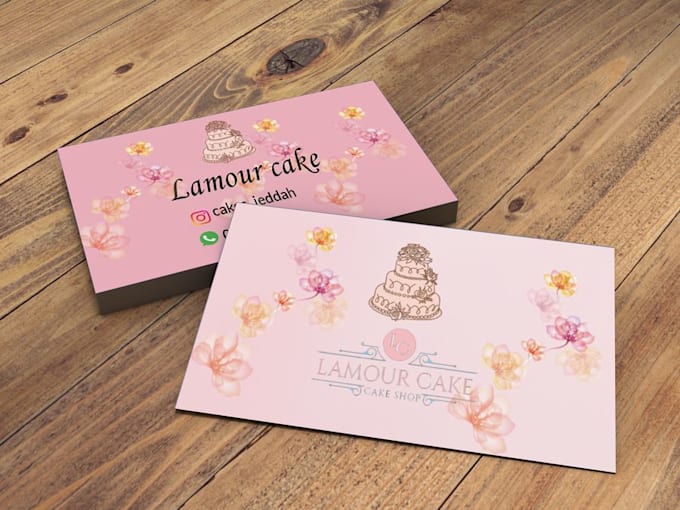 Mordan cake visiting card design by Asadulgalif | Fiverr