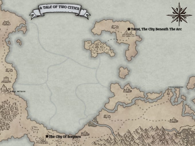 Create and design fantasy maps for your ttrpg or story by Alienc12 | Fiverr