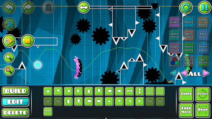 Make you a geometry dash layout by Maaxx7 | Fiverr
