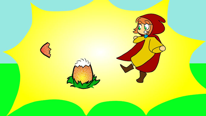 Create a simple 2d animated gif for you by Paperbaghead_ | Fiverr