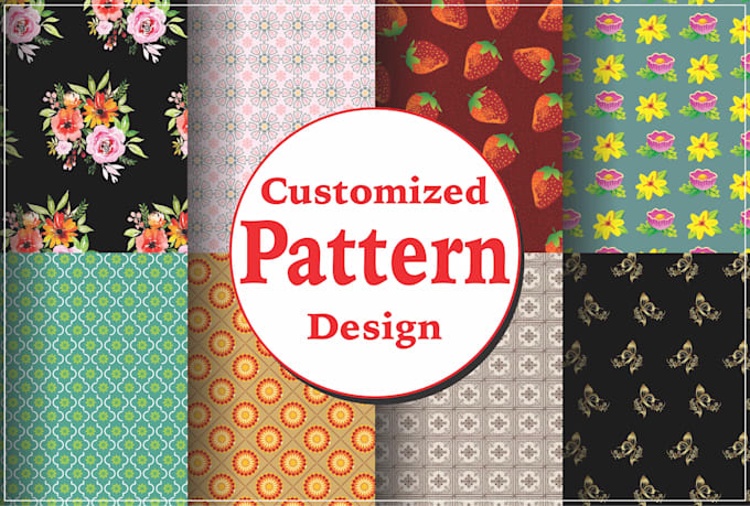 Create customized pattern illustration by Abeysinghaks | Fiverr