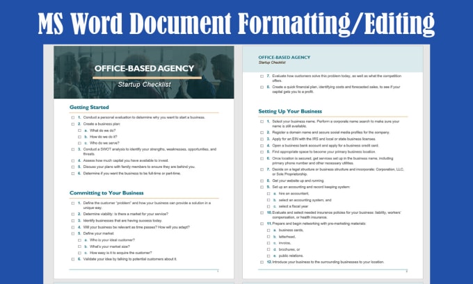 Edit, format, design, and redesign ms word document by Fazalrehman4 ...