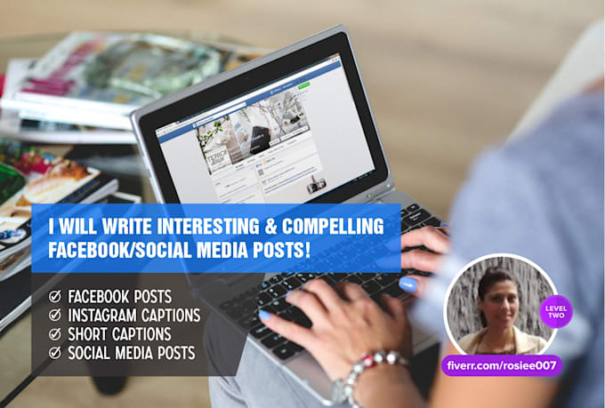 Write unique and interesting facebook and social media posts by ...