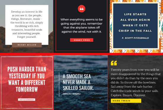 Design high quality motivational image quotes for instagram posts by ...