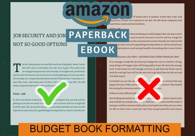 Format your book professionally by Amko1234 | Fiverr