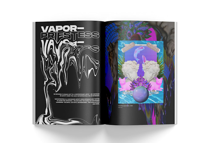 Design a professional magazine layout ready to print by Corneliasolsjo ...