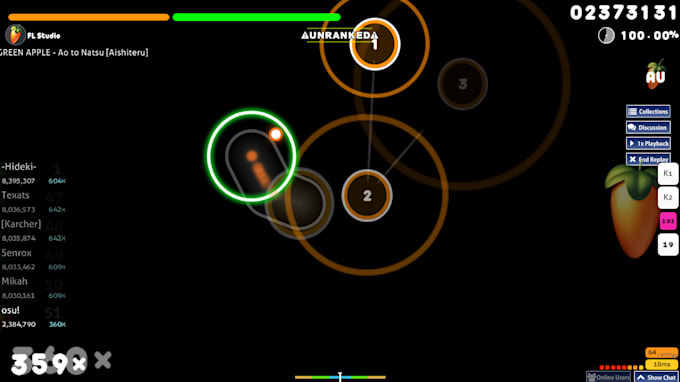 Make you a clean, custom, minimalistic osu skin for you by Xterrauwu ...