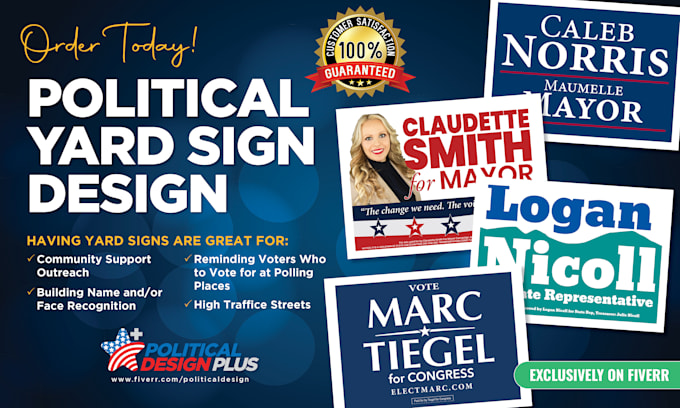 Design your political campaign yard sign that will stand out by ...