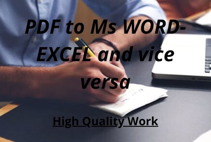 Convert a pdf file into ms word or ms excel file by Yhassan7 | Fiverr