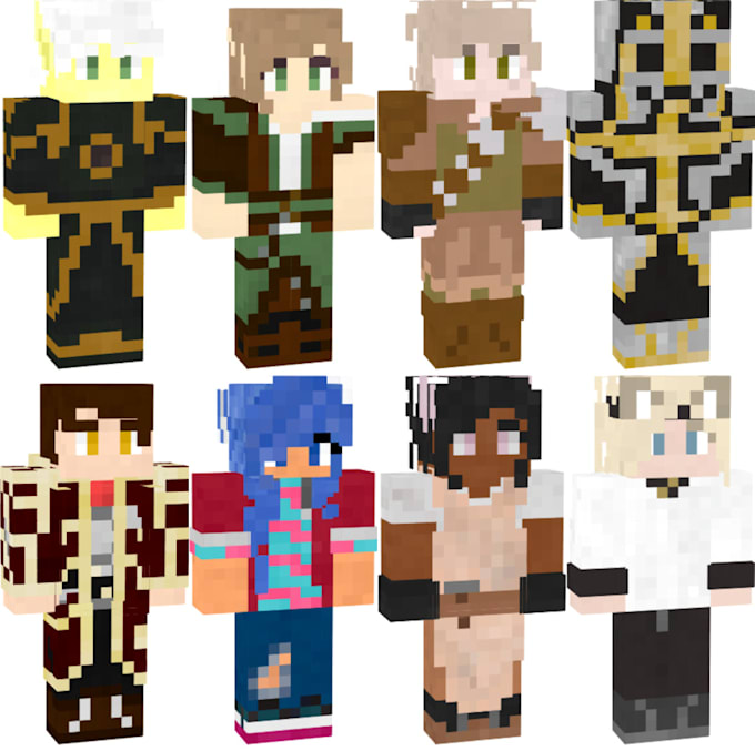 Make you a high quality minecraft skin by Danielrmooney | Fiverr
