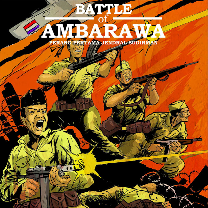 Create war theme comic book by Sanibrilyan | Fiverr