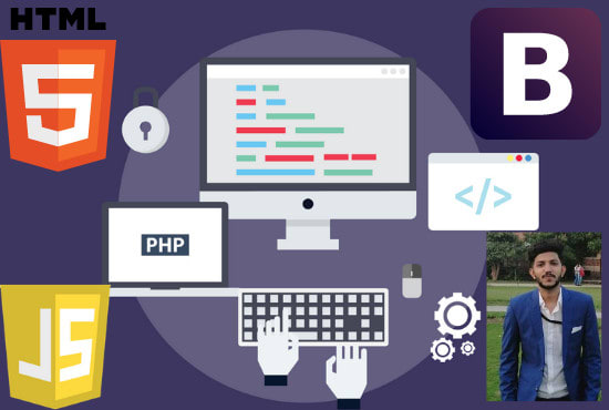 Do html, css, javascript, php, bootstrap coding by Onetechguru | Fiverr
