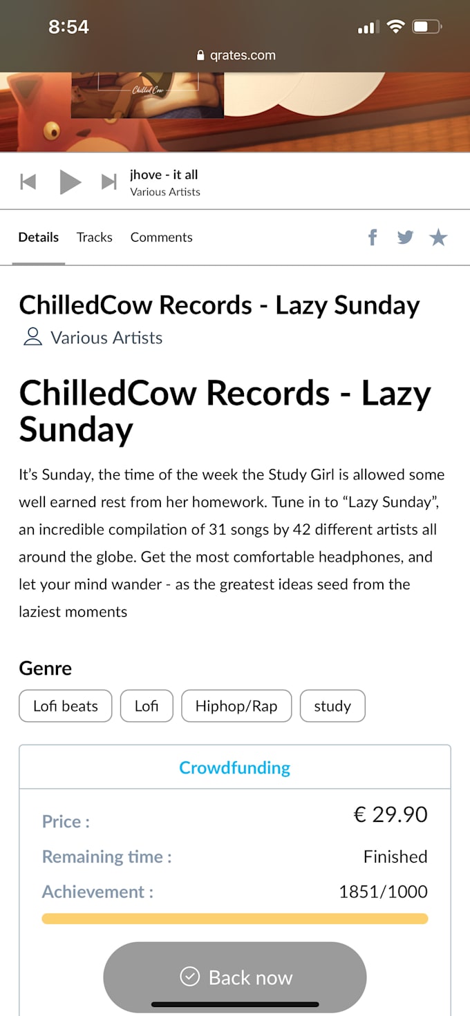 Publish a review, feature or interview on my music blog by ...