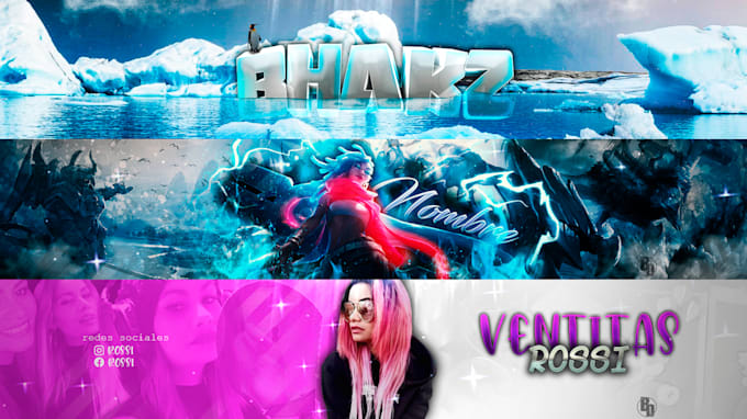 Design the best youtube banner and logo by Gfxbhakz | Fiverr