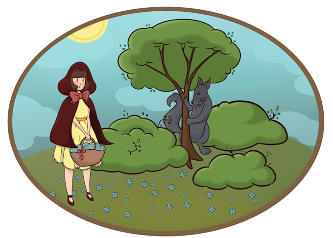 Create your book illustration by Ellephantstudio | Fiverr