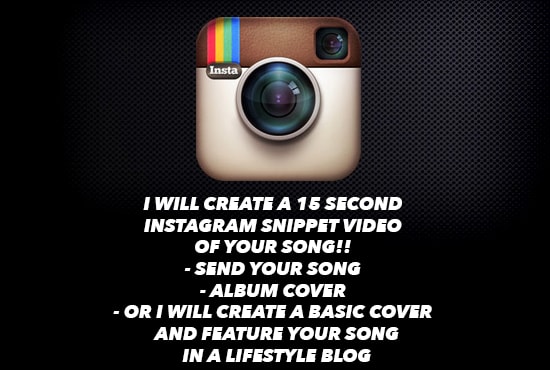 Create a 15 sec instagram snippet music video of your song by Firm400 ...
