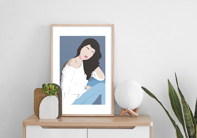 Create custom color block portraits by Rosesstudio | Fiverr