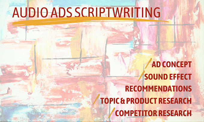 Write a script for your audio ad by Roots282 | Fiverr