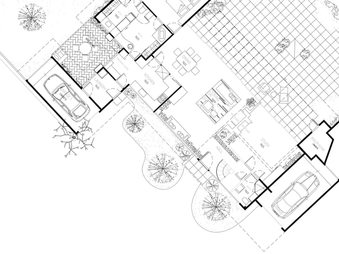 Vectorize your 2d architectural drawing sketches into cad using autocad ...