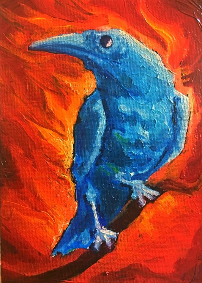 Draw or paint a bird worth hanging on your wall by Eraz_art | Fiverr