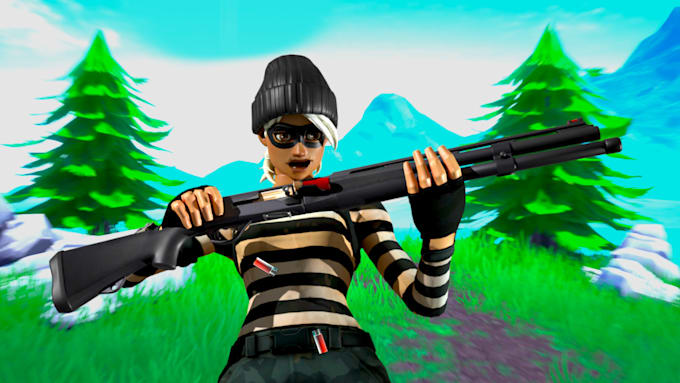Create you a custom fortnite 3d thumbnail by Hazgfx | Fiverr