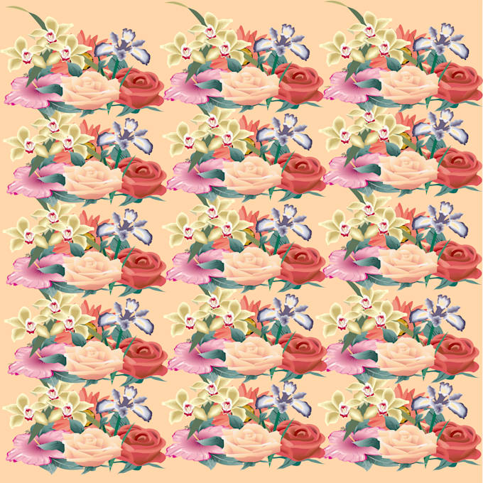 Design custom simple vector patterns for anything by Idolfrd | Fiverr