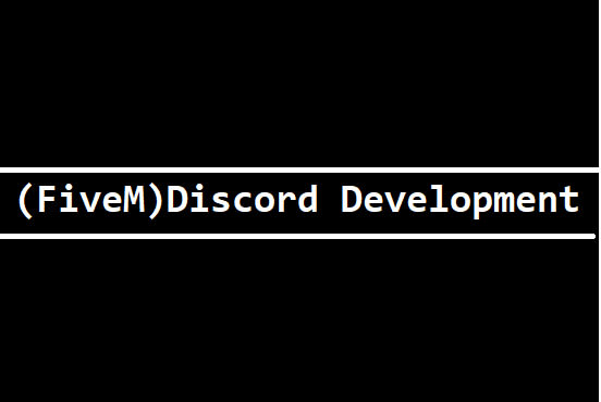 Fivem discord development creating discord server by Dev_anderson | Fiverr