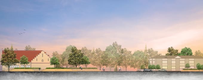 Render an architectural plan, elevation in photoshop by Chriskur | Fiverr