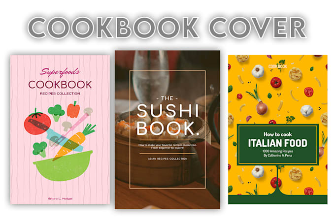 Create a cooking or recipe styled book cover fiverr exclusive by ...