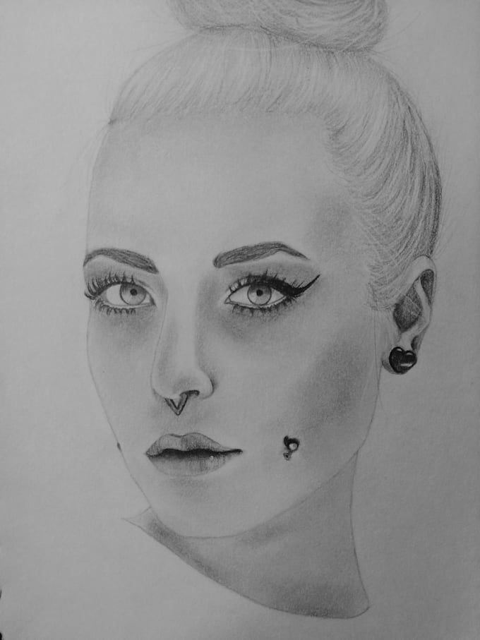 Draw Realistic Portraits Using Pencils By Andreeaneicov Fiverr