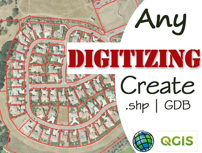 Do digitizing and georeferancing with qgis and arcmap by Creation_d ...