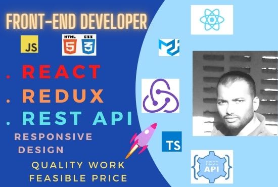 Be your react js and next js developer by Hamidrazavision | Fiverr