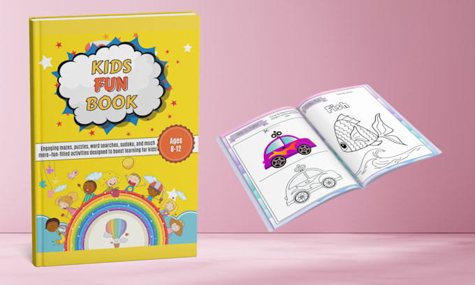 Design custom worksheets and activity book for school kids by ...