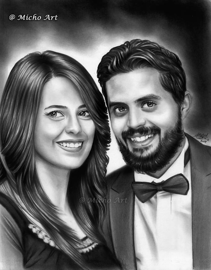 Do professional charcoal drawing by Abnsela | Fiverr