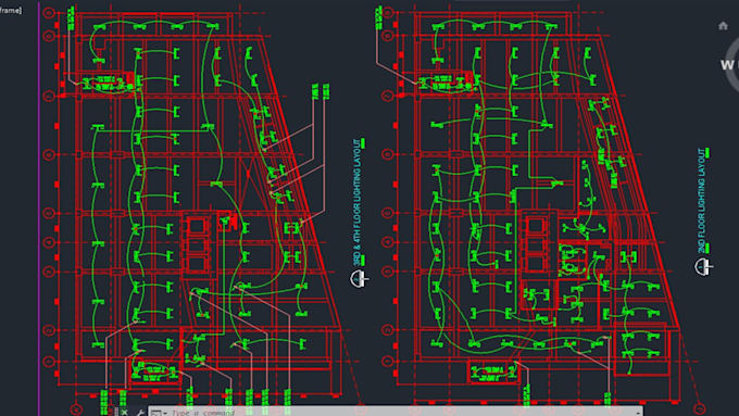 Make an electrical and auxiliary plans for buildings by Rbceds | Fiverr