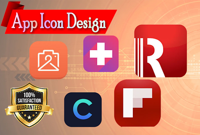 Design simple and unique app logo or app icon by Ammara_hafeez | Fiverr