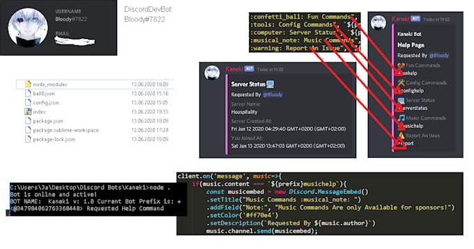 Make you a discord server bot by Discorddevbot | Fiverr