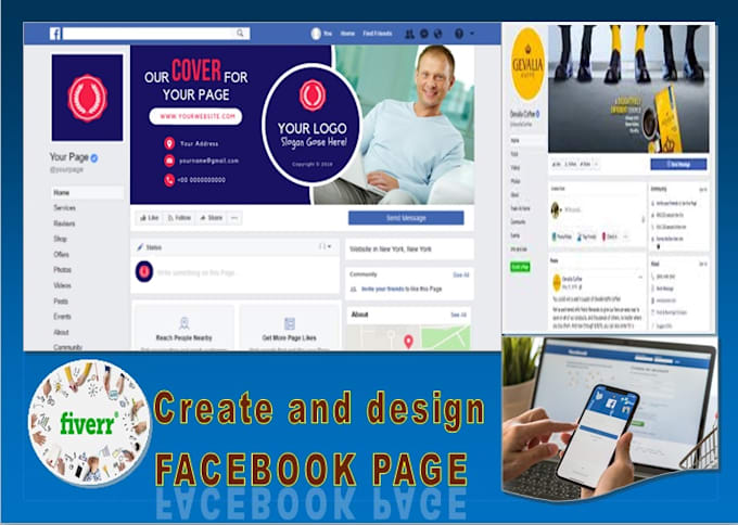 Create and design facebook page for your business by Asifzaheer355 | Fiverr