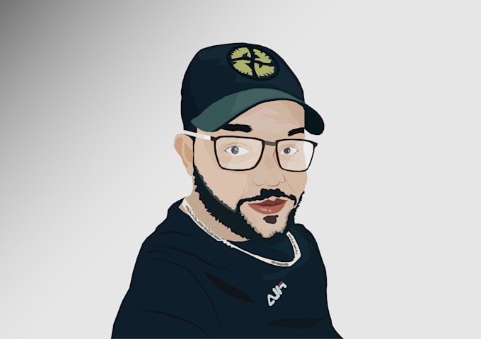 Turn your face pic into a vector portrait within 24 hours by Mrdjeyber ...