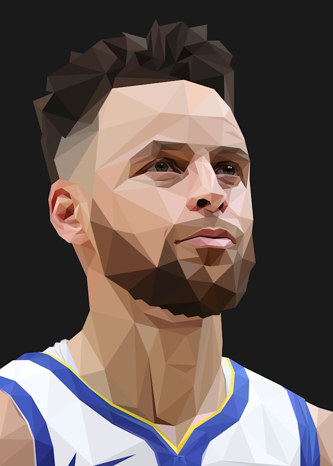 Draw low poly art from your photo in 48 hours by Yoga_art15 | Fiverr