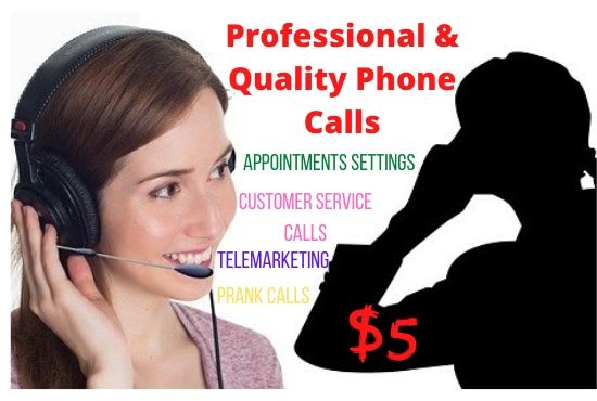 Make quality and professional phone call for you by Anthonette21 | Fiverr